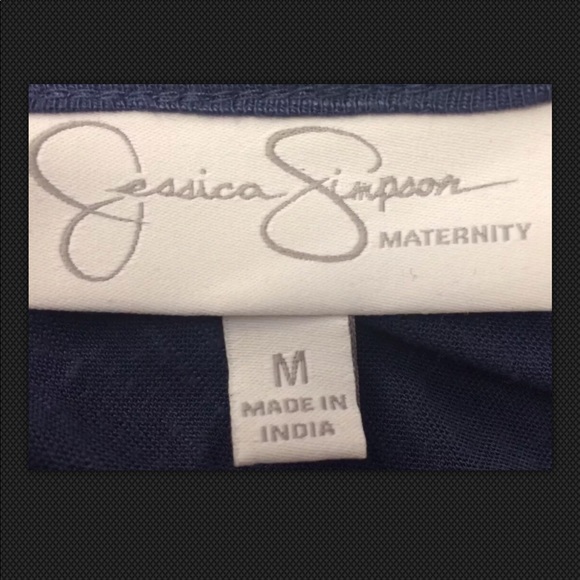 Jessica Simpson | Dresses | Jessica Simpson Maternity Blue Lace Tank ...